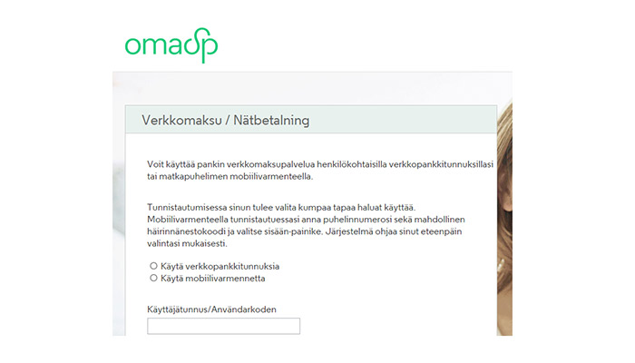 Finland e-Banking Oma Saastopankki - OffGamers Payment Guide